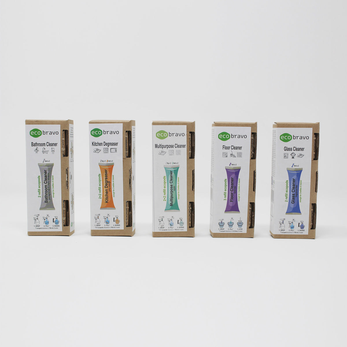 Water Soluble Plastic Free Cleaning Sachets Set - Just Add Water – Eco ...